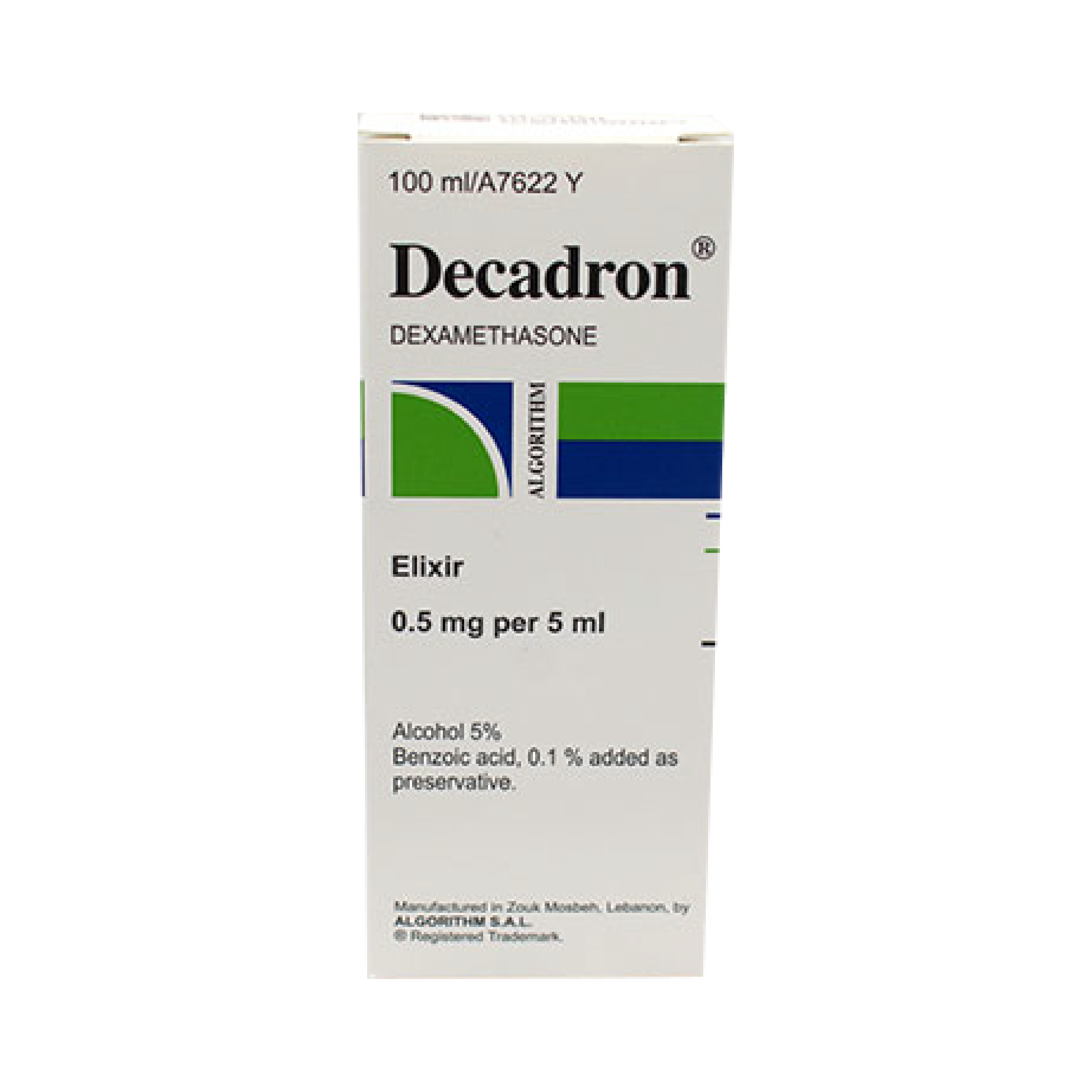 Decadron Elixir 100Ml – Raf Pharmacy