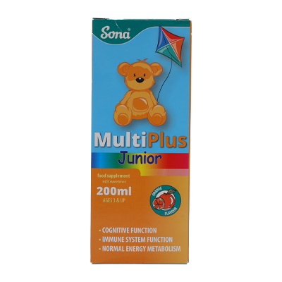 SONA MULTIPLUS JUNIOR SYRUP 200ML – Raf Pharmacy