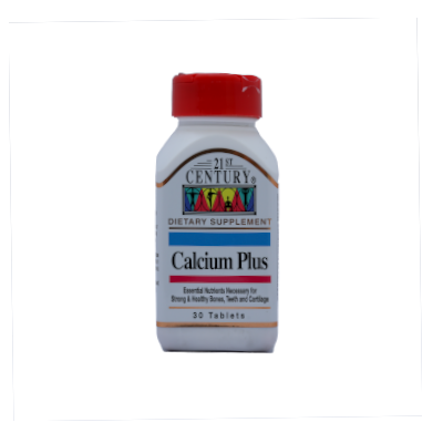 21ST CENTURY CALCIUM PLUS TABLETS 30'S – Raf Pharmacy