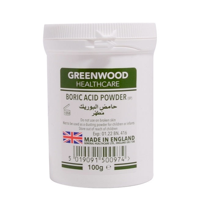 Greenland Boric Acid Powder 100Gm – Raf Pharmacy