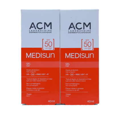 ACM MEDISUN SPF 50 GEL 40ML VALUE PACK – Raf Pharmacy