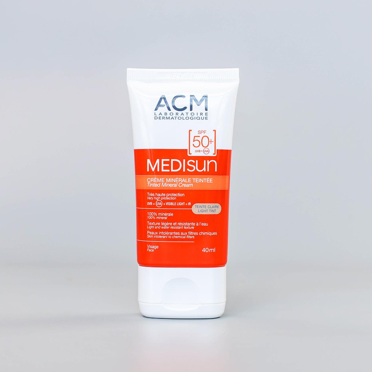 Acm Medisun Spf50 Light Tinted Cream 40Ml – Raf Pharmacy