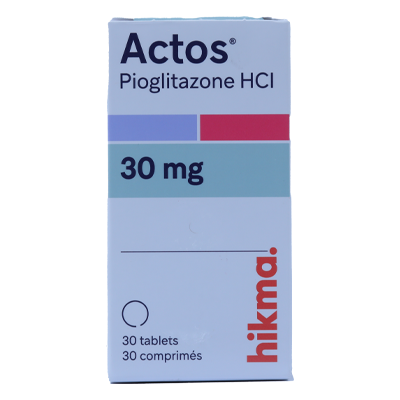 ACTOS 30MG TABLETS 30'S – Raf Pharmacy