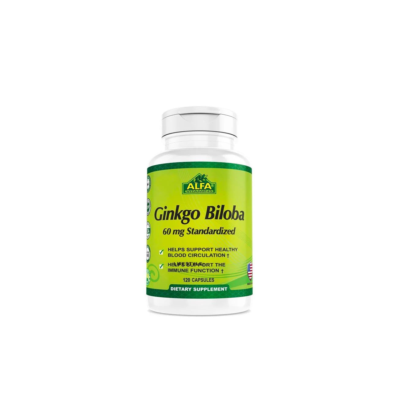 Alfa Ginkgo Biloba 120Mg Capsule 120'S – Raf Pharmacy