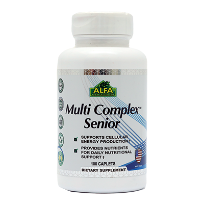 Alfa Multi Complex Senior Caplets 100'S – Raf Pharmacy