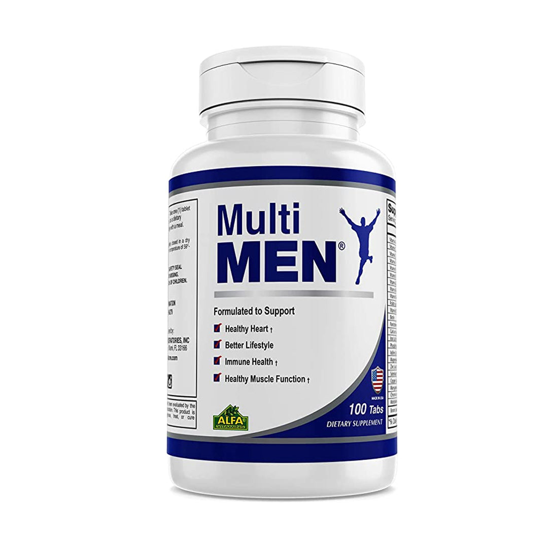 Alfa Multi Men Tablets 100'S – Raf Pharmacy