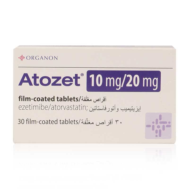 Atozet 10Mg/20Mg Tablets 30'S – Raf Pharmacy