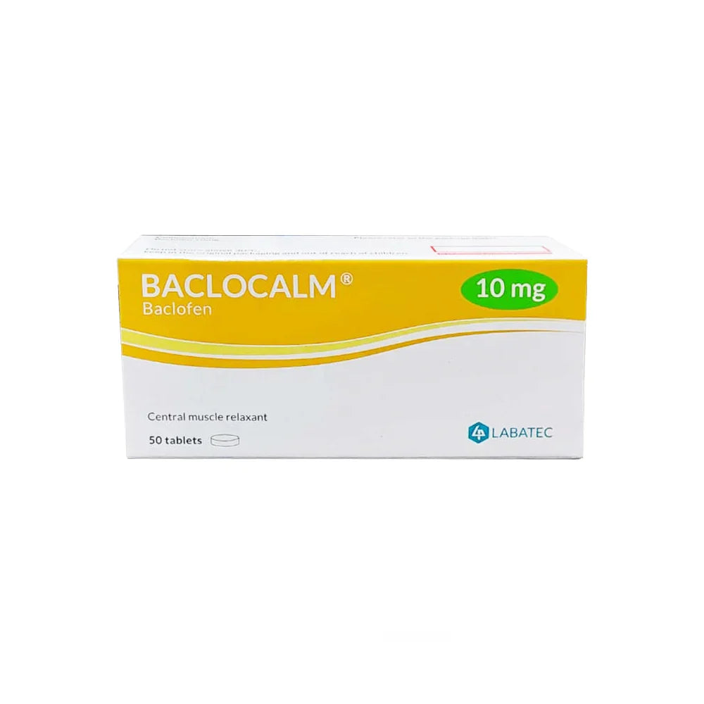 Baclocalm 10mg Tablets 50'S – Raf Pharmacy