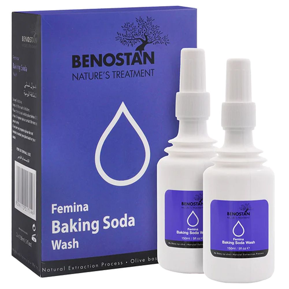 Benostan Baking Soda Fem Douch 150Mlx2's – Raf Pharmacy