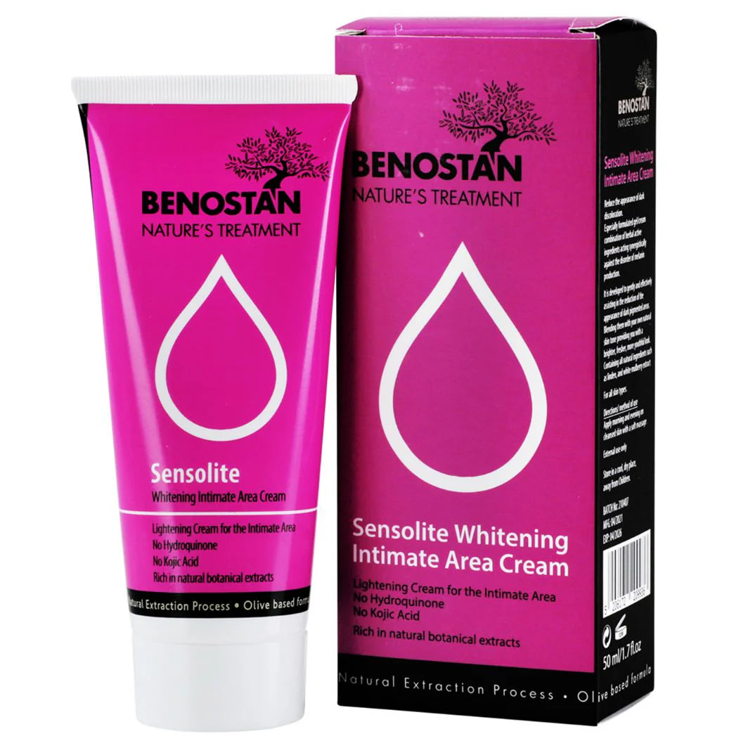 Benostan Sensolite Whitening Cream 50Ml – Raf Pharmacy