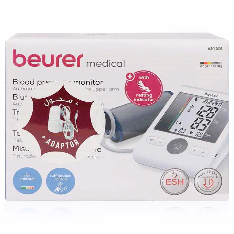 Beurer Bm28 Upper Arm Bp Monitor With Adaptor – Raf Pharmacy