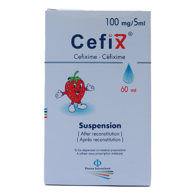 CEFIX 100MG SUSPENSION 60ML – Raf Pharmacy