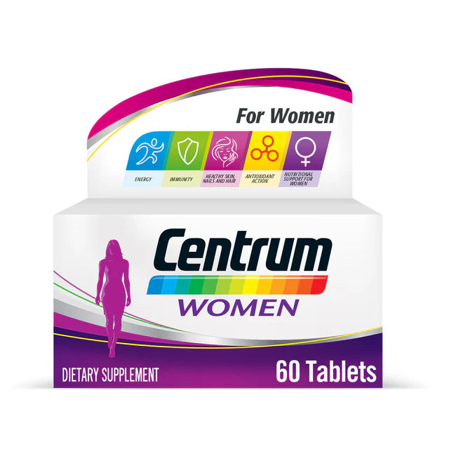 CENTRUM WOMEN TABLETS 60'S – Raf Pharmacy