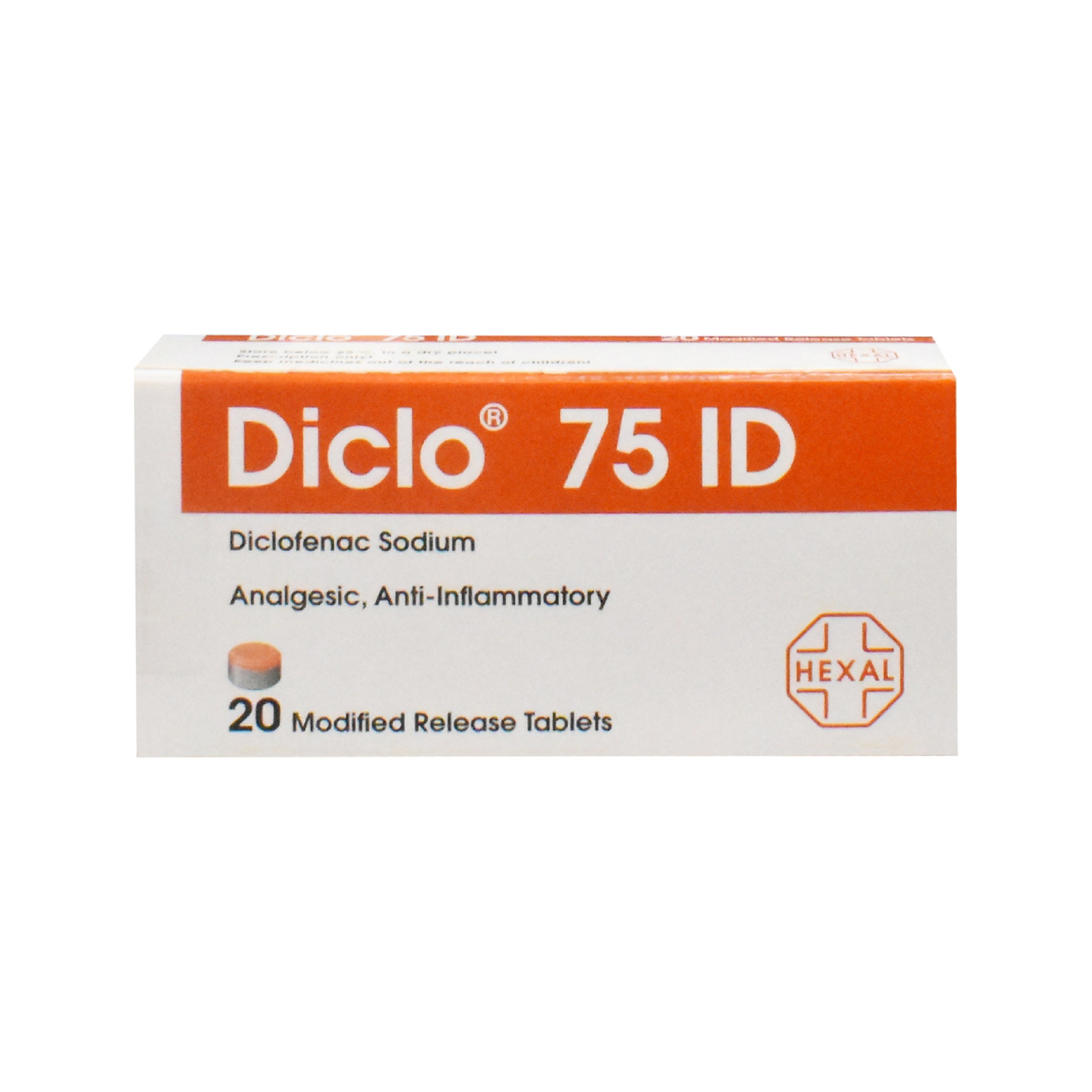 Diclo 75 Id Tablets 20'S – Raf Pharmacy
