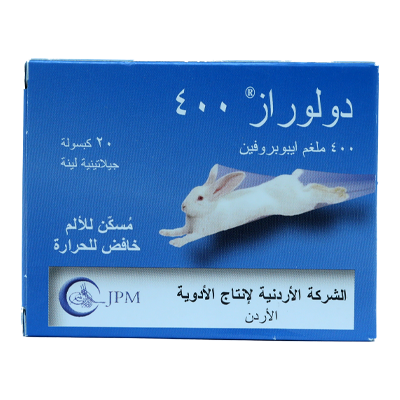 DOLORAZ 400MG CAP 1X20'S – Raf Pharmacy