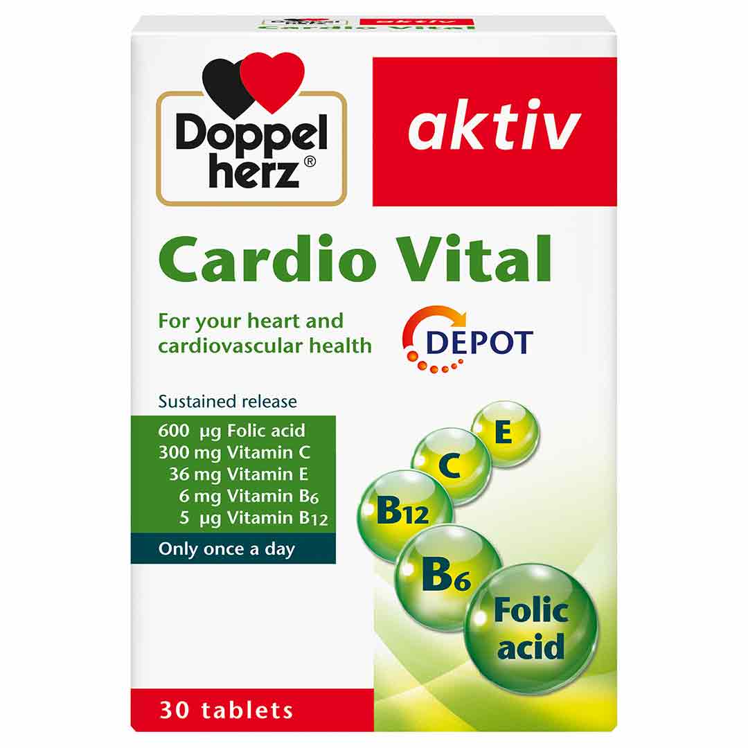 Doppelherz Aktiv Cardio Vital Tablet 30'S – Raf Pharmacy