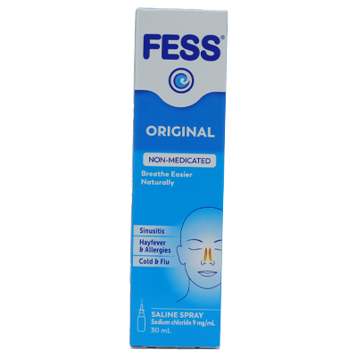FESS SALINE NASAL SPRAY 30ML BLUE – Raf Pharmacy