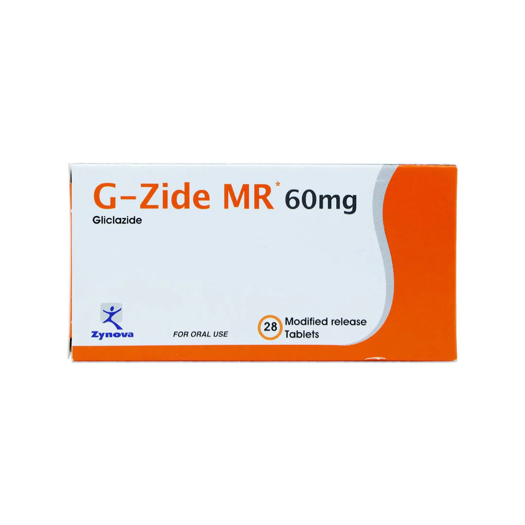 G-Zide Mr 60Mg Tablets 28'S – Raf Pharmacy