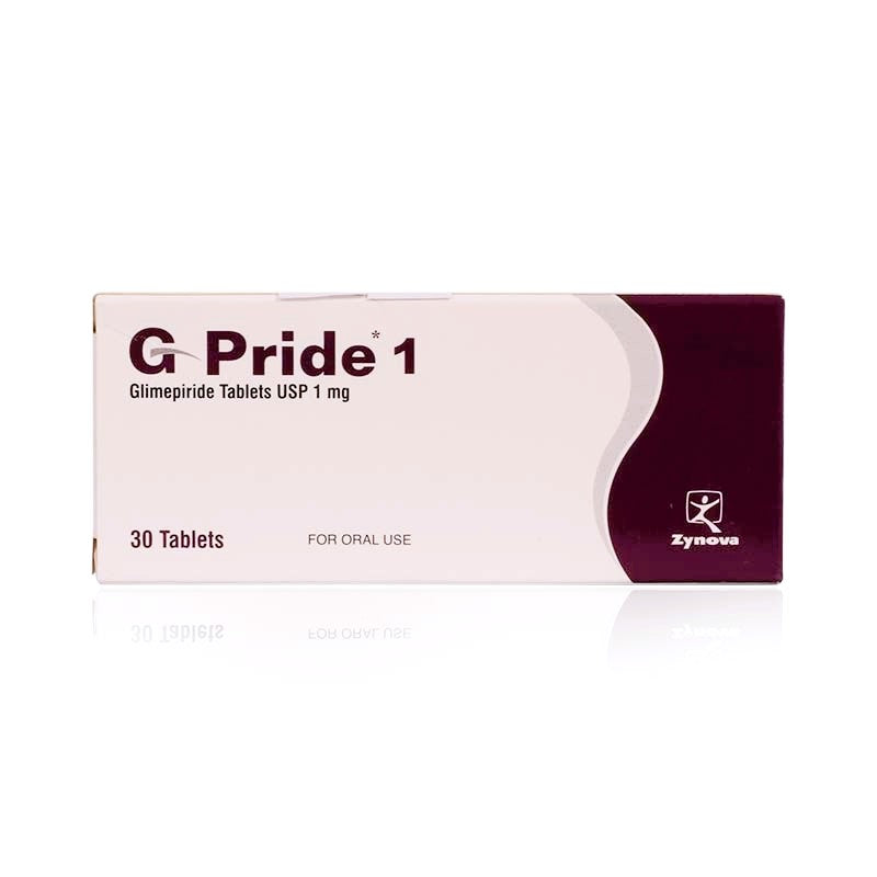 Gpride 1Mg Tablets 30'S – Raf Pharmacy