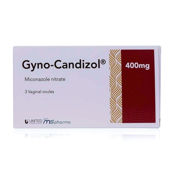GYNO CANDIZOL 400MG VAGINAL TABLETS 3'S – Raf Pharmacy