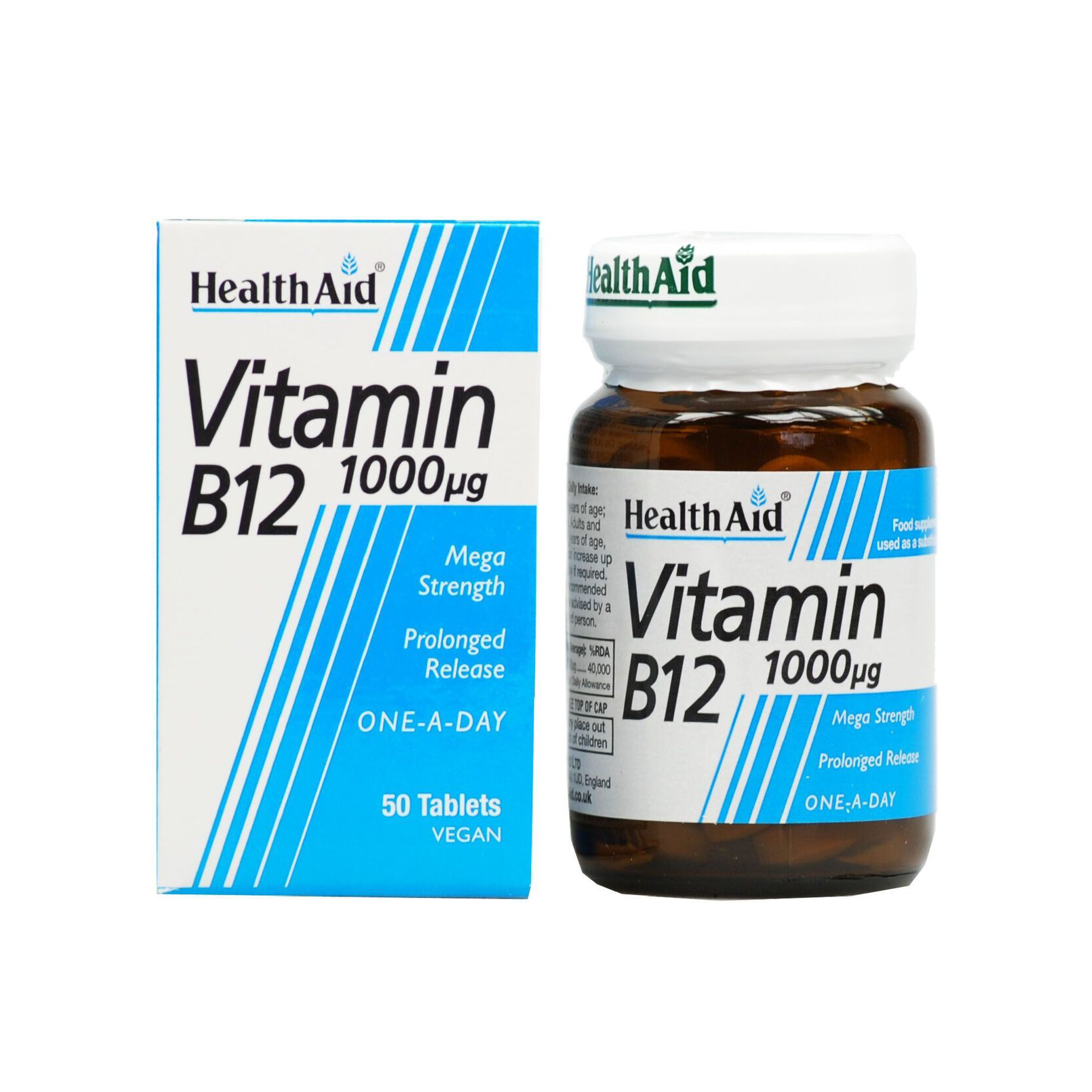 Health Aid Vitamin B12 1000Mcg Tablets 50'S – Raf Pharmacy