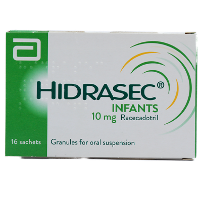 HIDRASEC INFANT 10MG GRANULES ORAL SUSPENSION 16'S – Raf Pharmacy