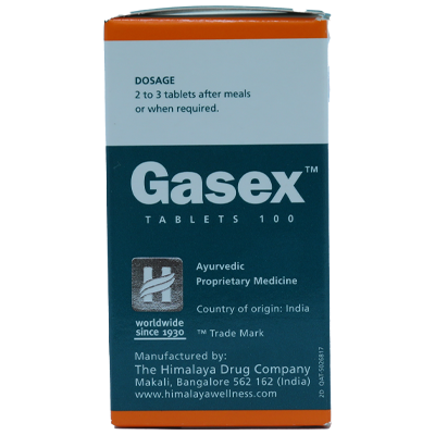 HIMALAYA GASEX TABLETS 100'S – Raf Pharmacy
