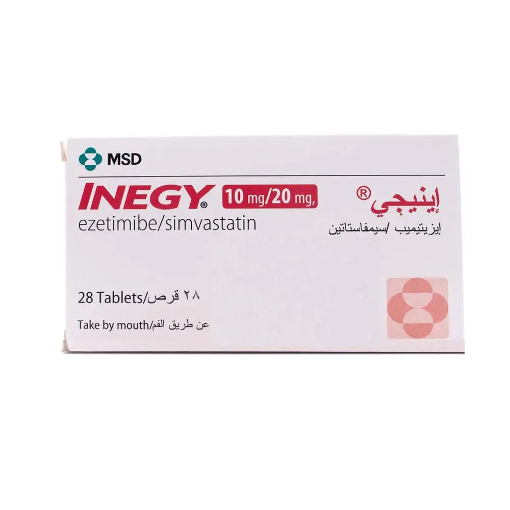 Inegy 10Mg/20Mg Tablets 28'S – Raf Pharmacy