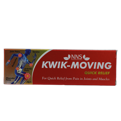 KWIK MOVING PAIN QUICK RELIEF OINTMENT100GM – Raf Pharmacy