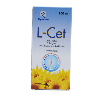 L-CET 0.5MG/ML ORAL SOLUTION 100ML – Raf Pharmacy