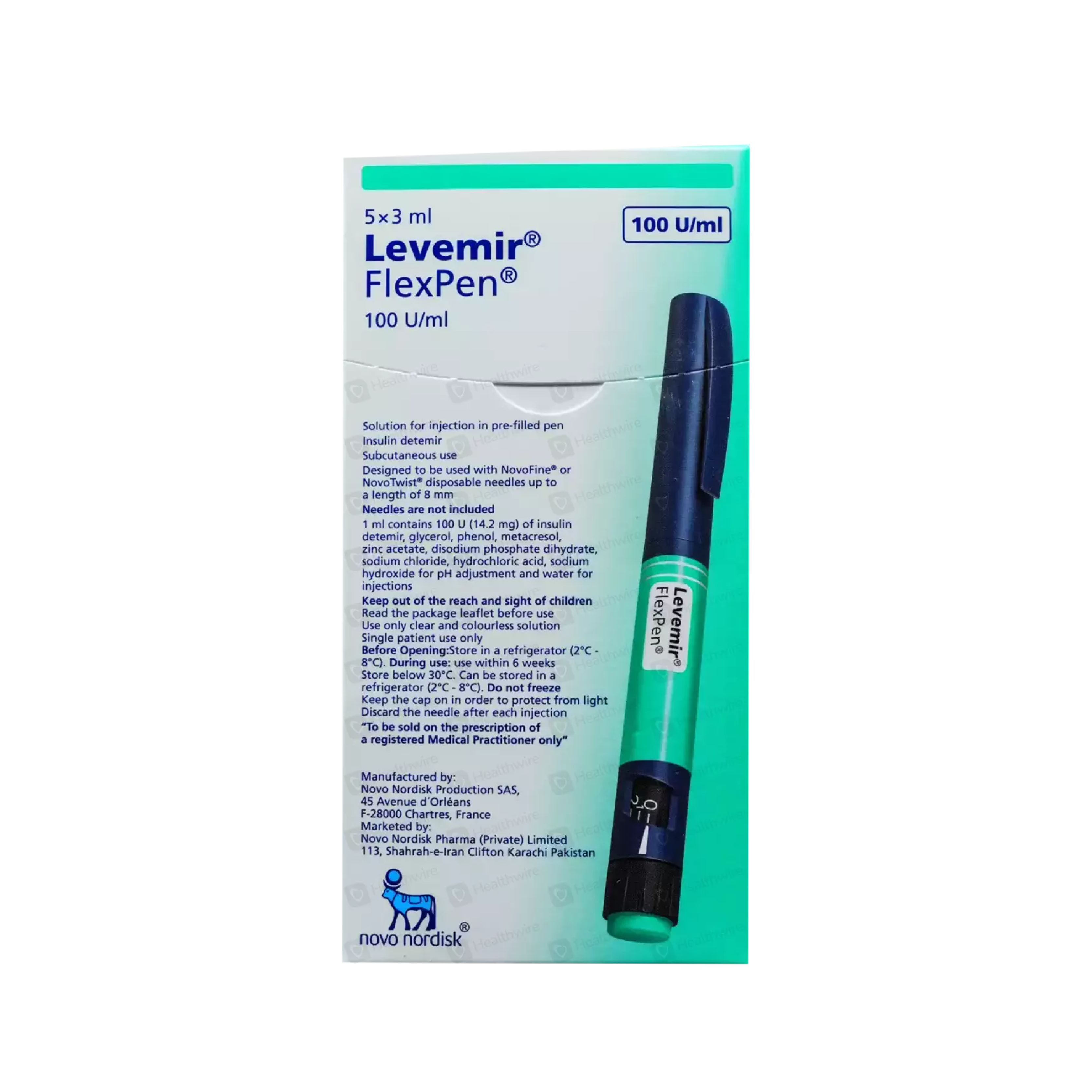 Levemir Flexpen 3Ml 5'S – Raf Pharmacy