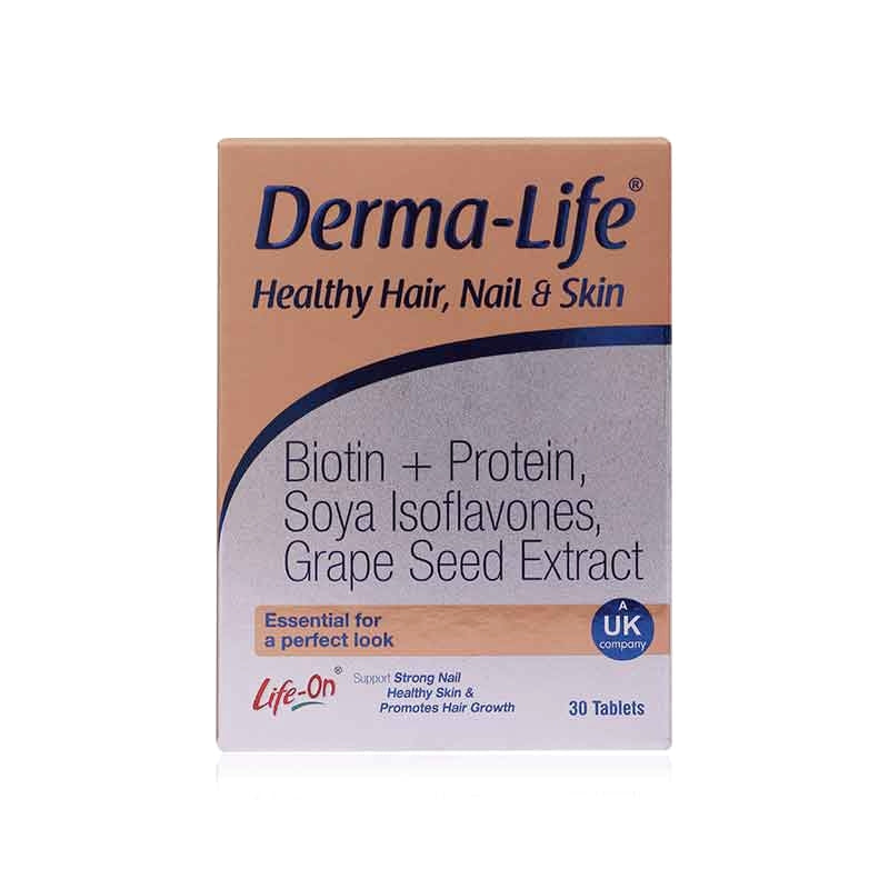 Life On Derma-Life Healthy Hair, Nail & Skin Tablets 30'S – Raf Pharmacy