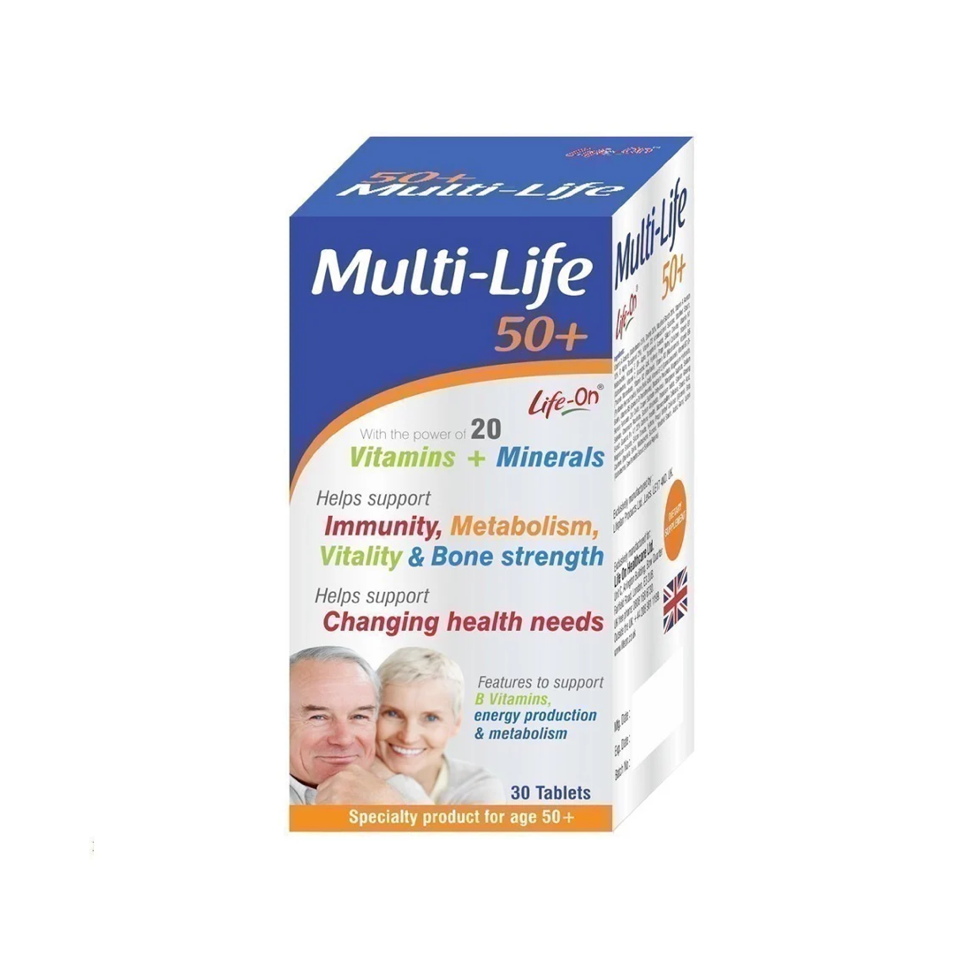 Life On Multi Life 50+ Vitamins And Mineral Tablets 30'S – Raf Pharmacy