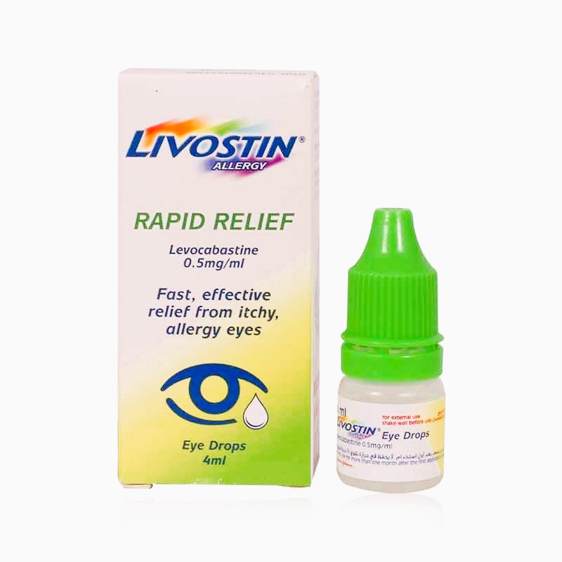 LIVOSTIN EYE DROPS 4ML – Raf Pharmacy