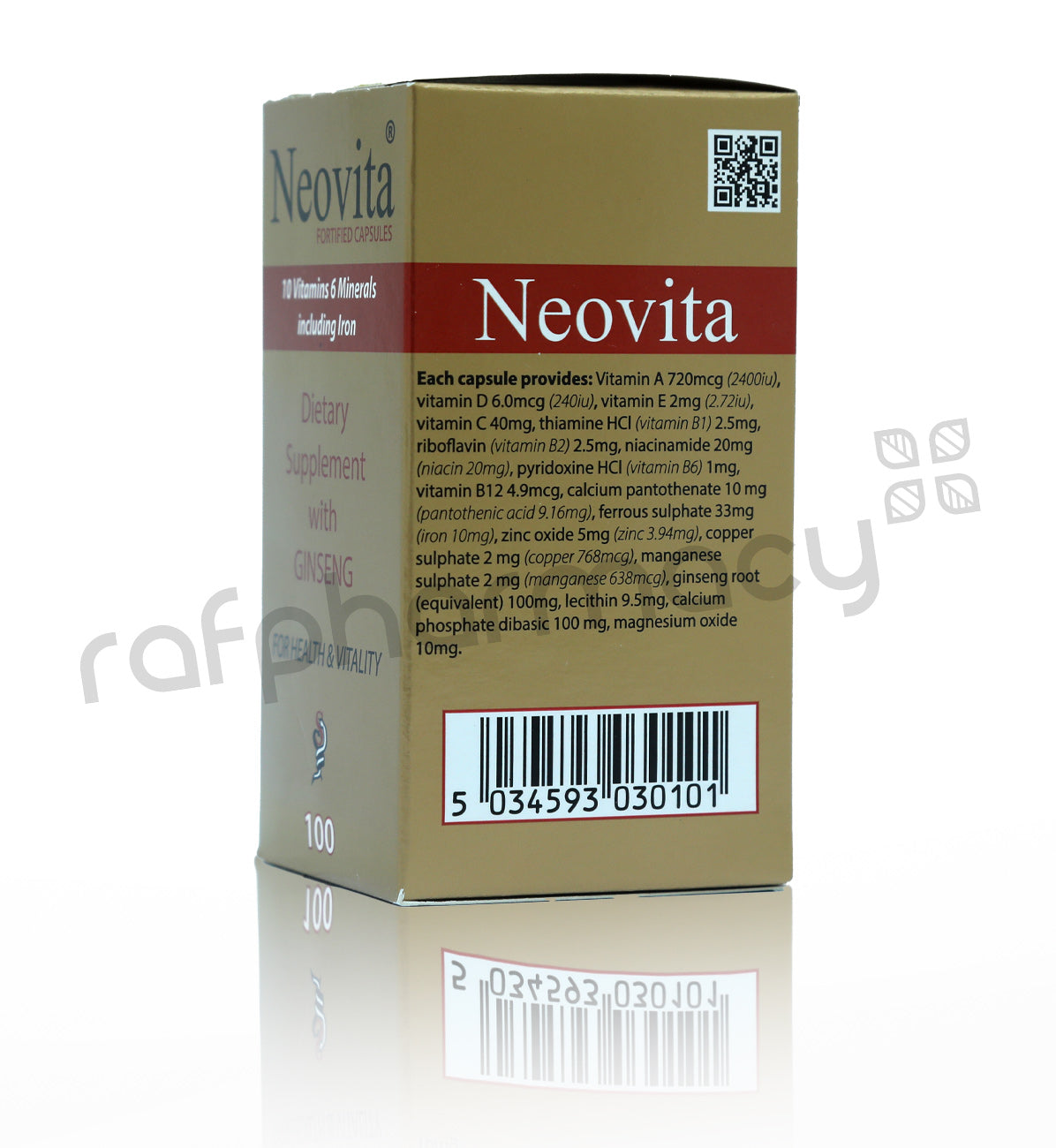 NEOVITA VITAMINS & MINERALS CAPSULES 100'S – Raf Pharmacy
