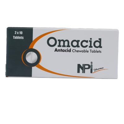OMACID CHEWABLE TABLETS 20'S – Raf Pharmacy