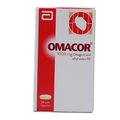 OMACOR 1000mg Soft Capsules (28's) | Omega-3 Supplement for Heart ...