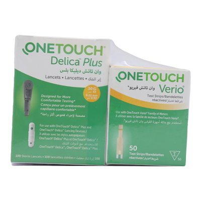 Onetouch Verio Refill Kit 100'S Strips + 100'S Lancets – Raf Pharmacy
