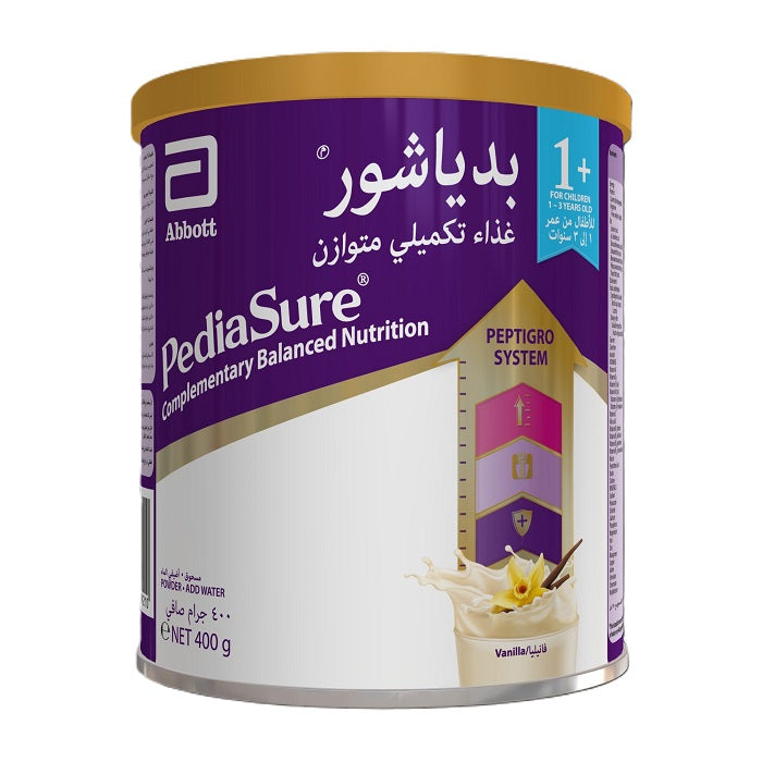 PEDIASURE 1+ VANILLA 400GM – Raf Pharmacy