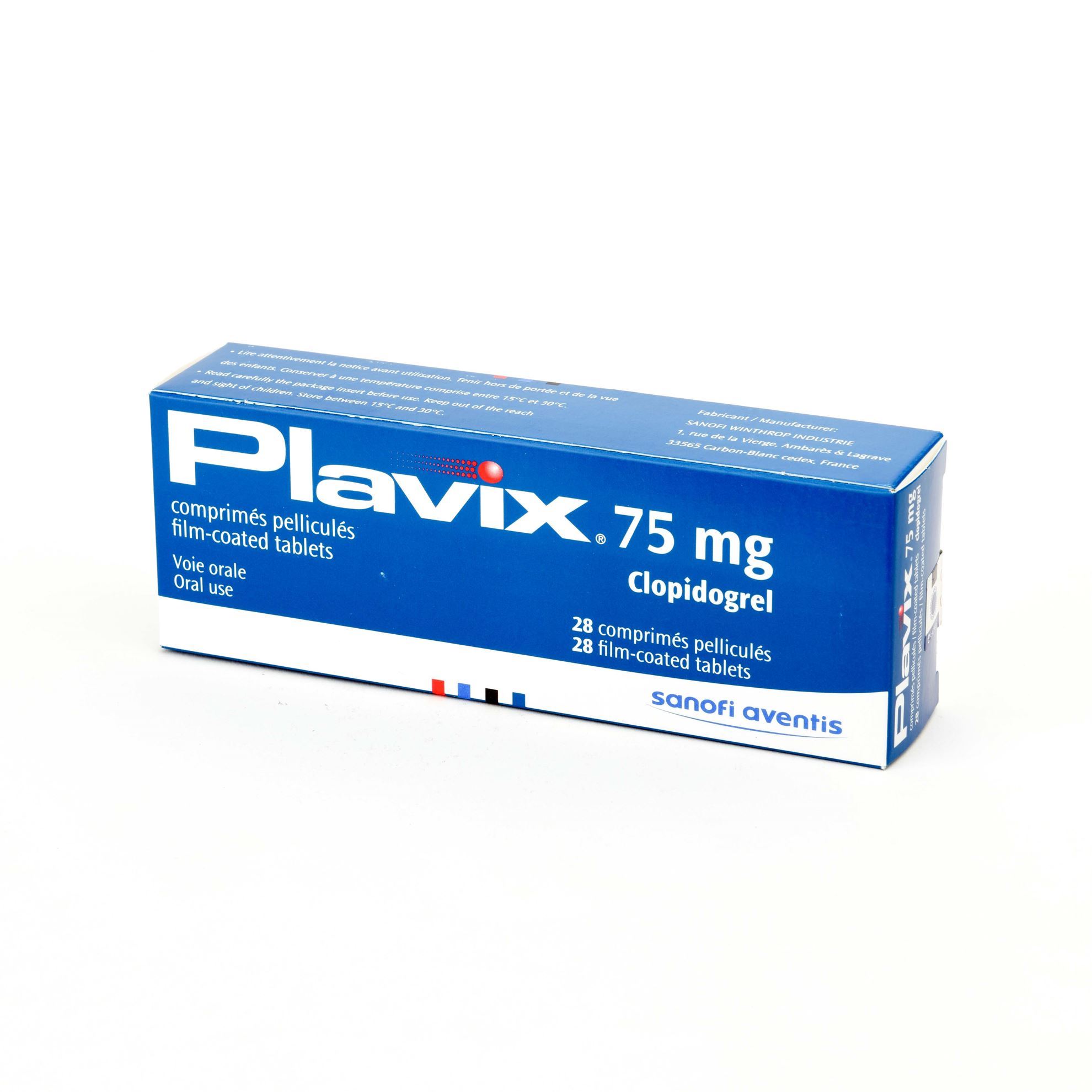 Plavix 75Mg Tablets 28'S – Raf Pharmacy