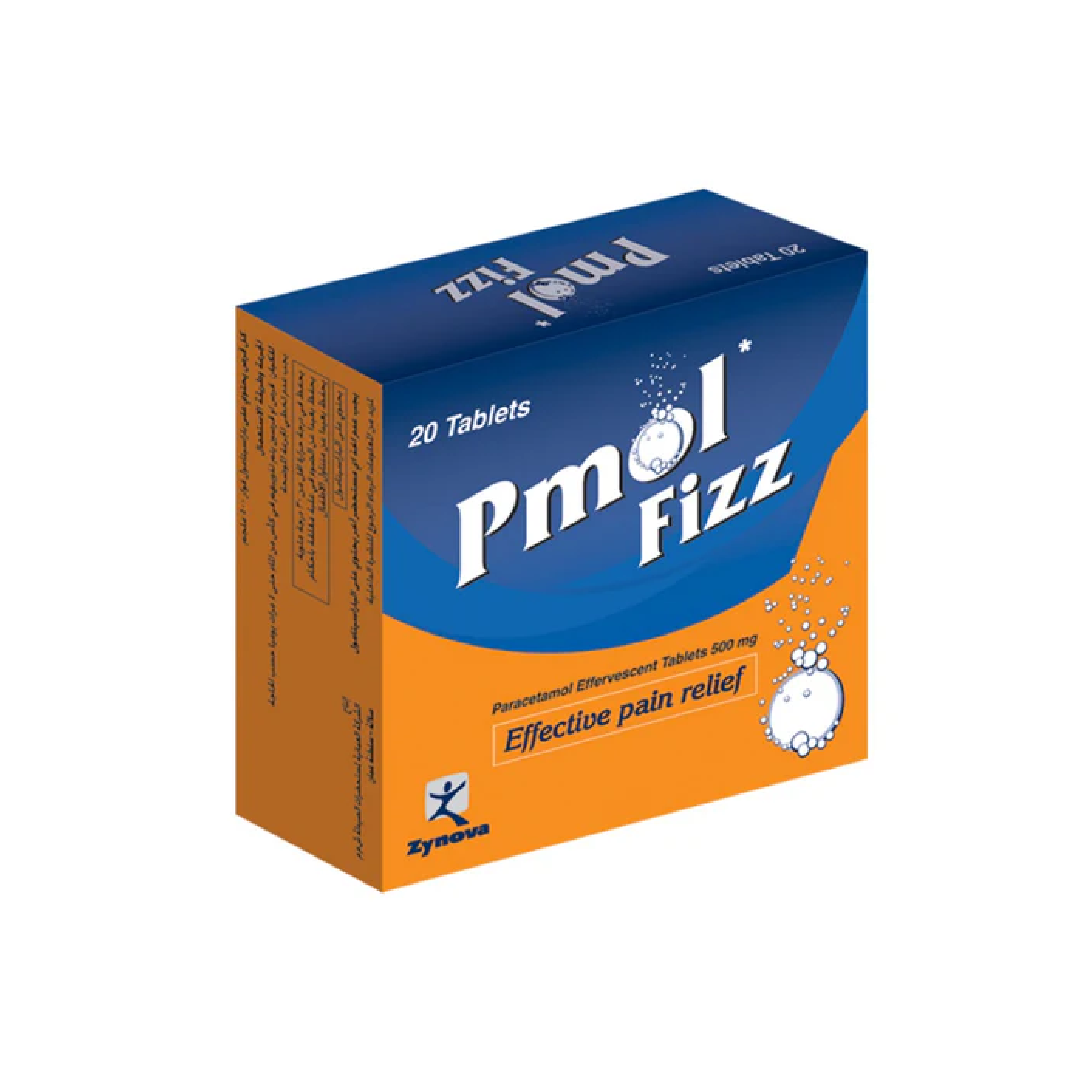 Pmol Fizz 500Mg Effervescent Tablets 20'S – Raf Pharmacy
