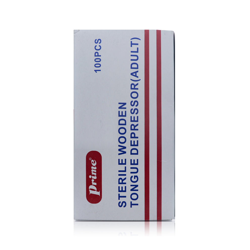 Prime Sterile Wooden Tongue Depressor 100'S – Raf Pharmacy