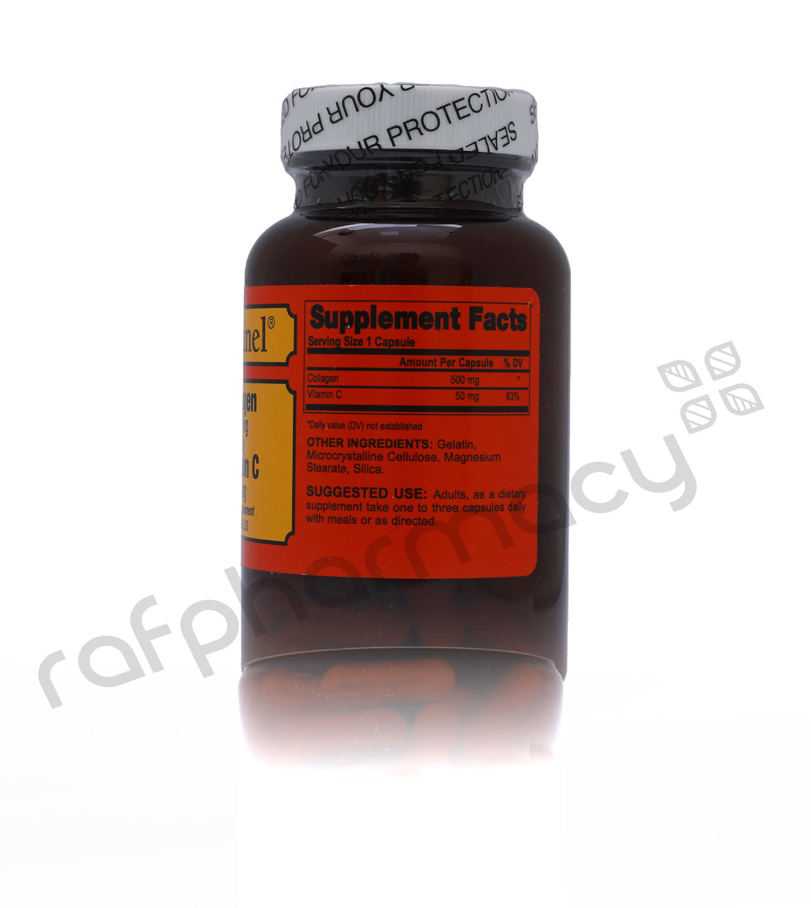 SENTINEL COLLAGEN 500MG WITH VITAMIN C 50MG CAPSULES 100'S – Raf Pharmacy