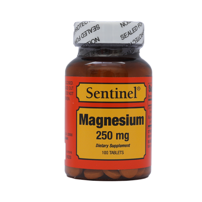 SENTINEL MAGNESIUM 250MG TABLETS 100'S – Raf Pharmacy