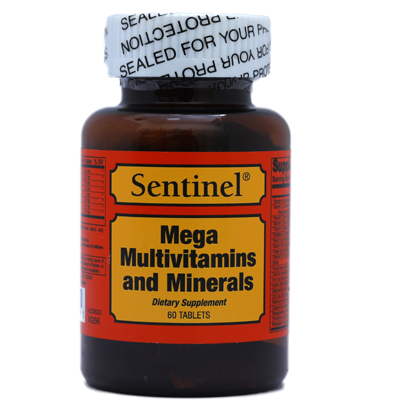 SENTINEL MEGA MULTI VITAMINS & MINERALS TABLETS 60'S – Raf Pharmacy