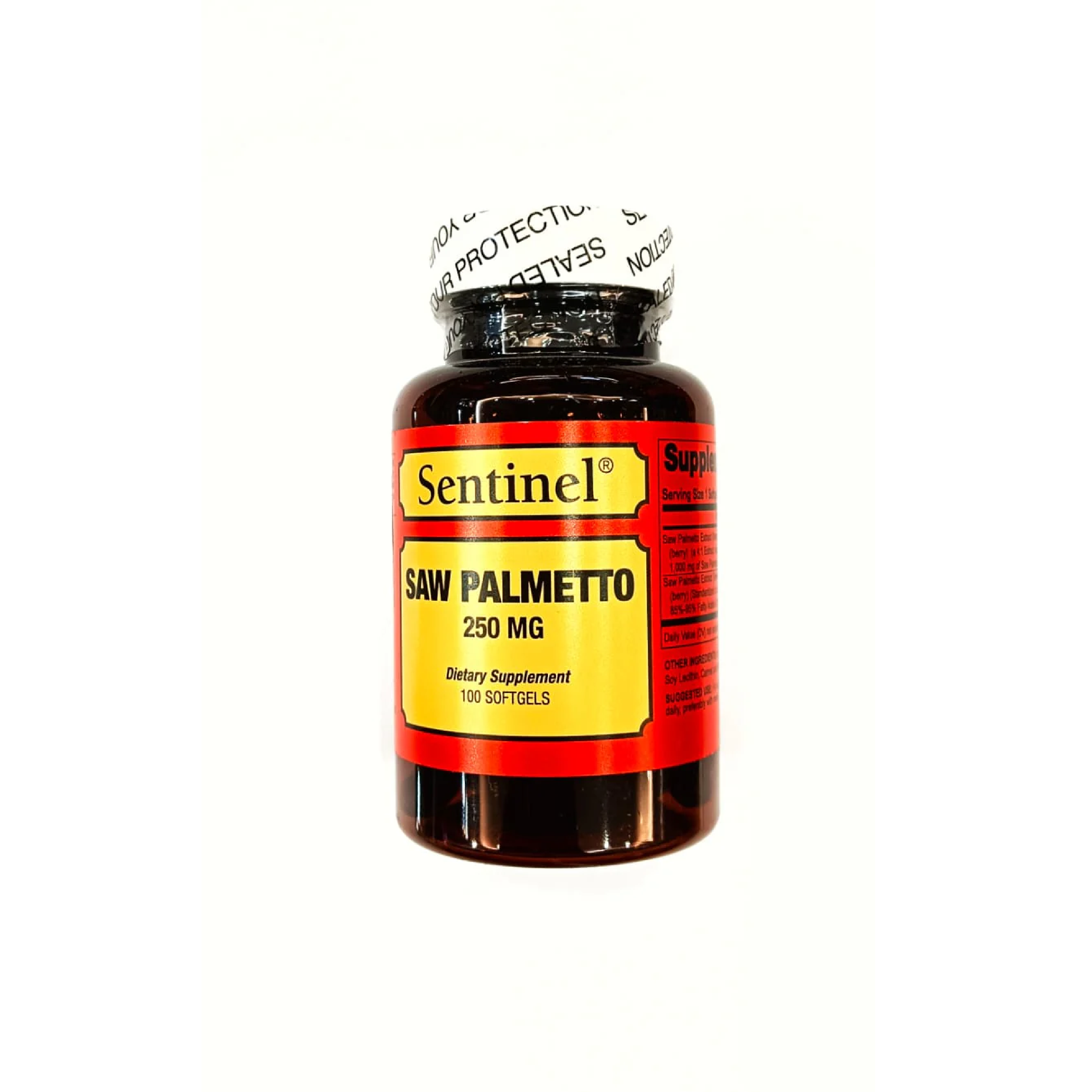 Sentinel Saw Palmetto 250Mg Softgels 100'S – Raf Pharmacy