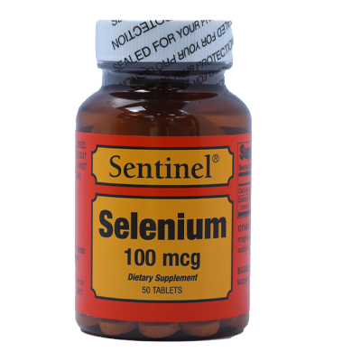 SENTINEL SELENIUM 100MCG TABLETS 50'S – Raf Pharmacy