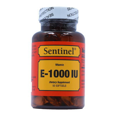 SENTINEL VITAMIN E-1000 CAPSULES 50'S – Raf Pharmacy