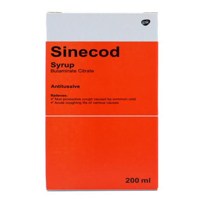 SINECOD SYRUP 200ML – Raf Pharmacy