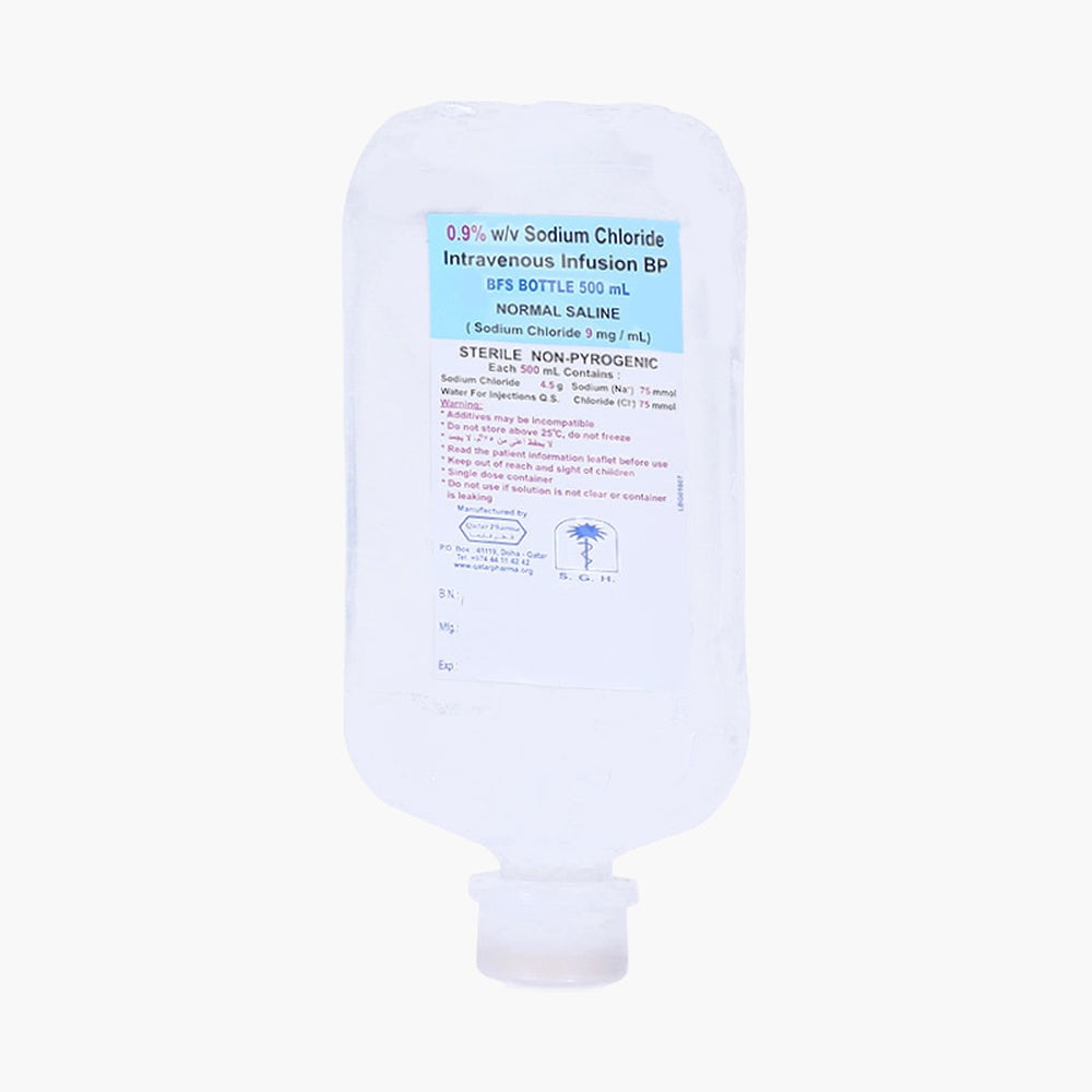 Sodium Chloride 0.9% Normal Saline 500Ml – Raf Pharmacy